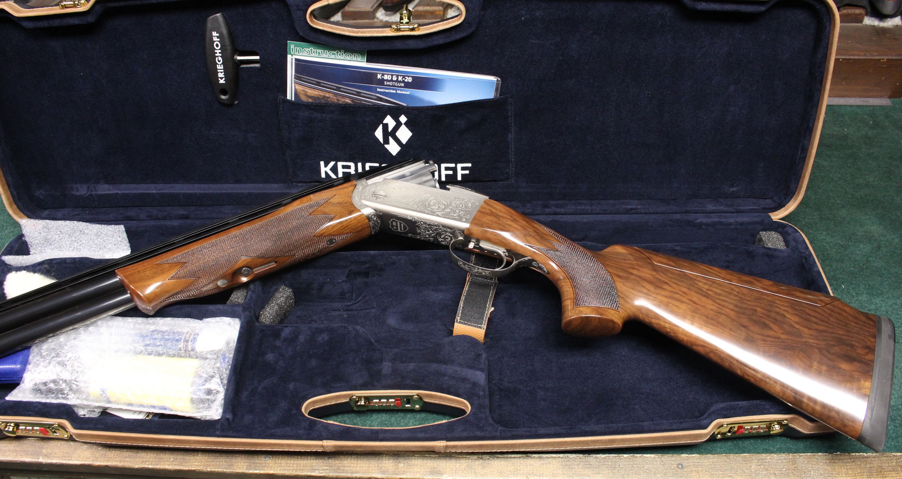 K-80 Pro Sporter Vintage Scroll 32" | New Krieghoff Shotguns Online ...