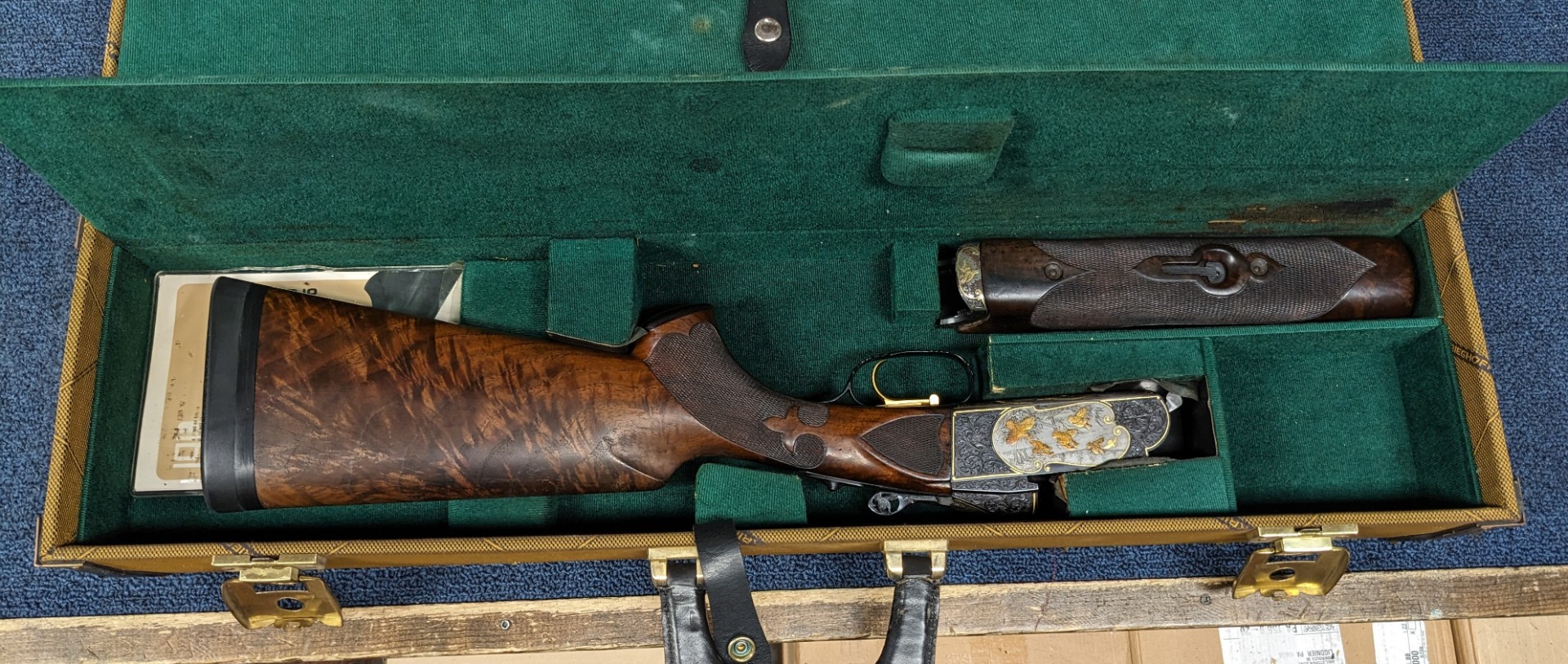 Krieghoff Model 32 4 barrel skeet set Angelo Bee Engraved - Over Under ...