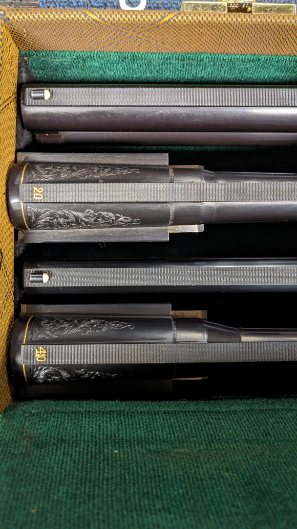 Krieghoff Model 32 4 barrel skeet set Angelo Bee Engraved - Over Under ...